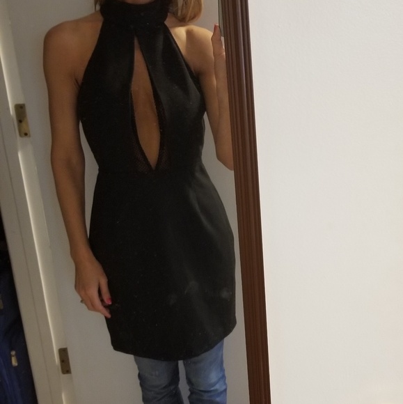 Tobi | Dresses | Tobi Halter Neck Deep V Dress | Poshmark